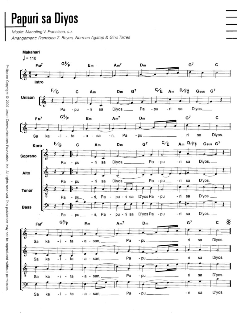 3 Papuri Sa Diyos | PDF