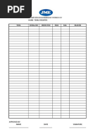 Planned Job Observation Schedule Template | PDF | Occupational Safety ...
