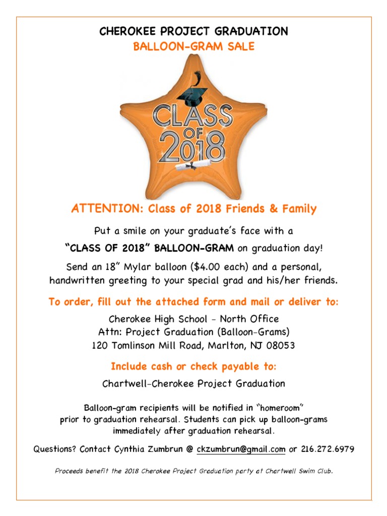 2018 Balloon-Gram Order Form | PDF