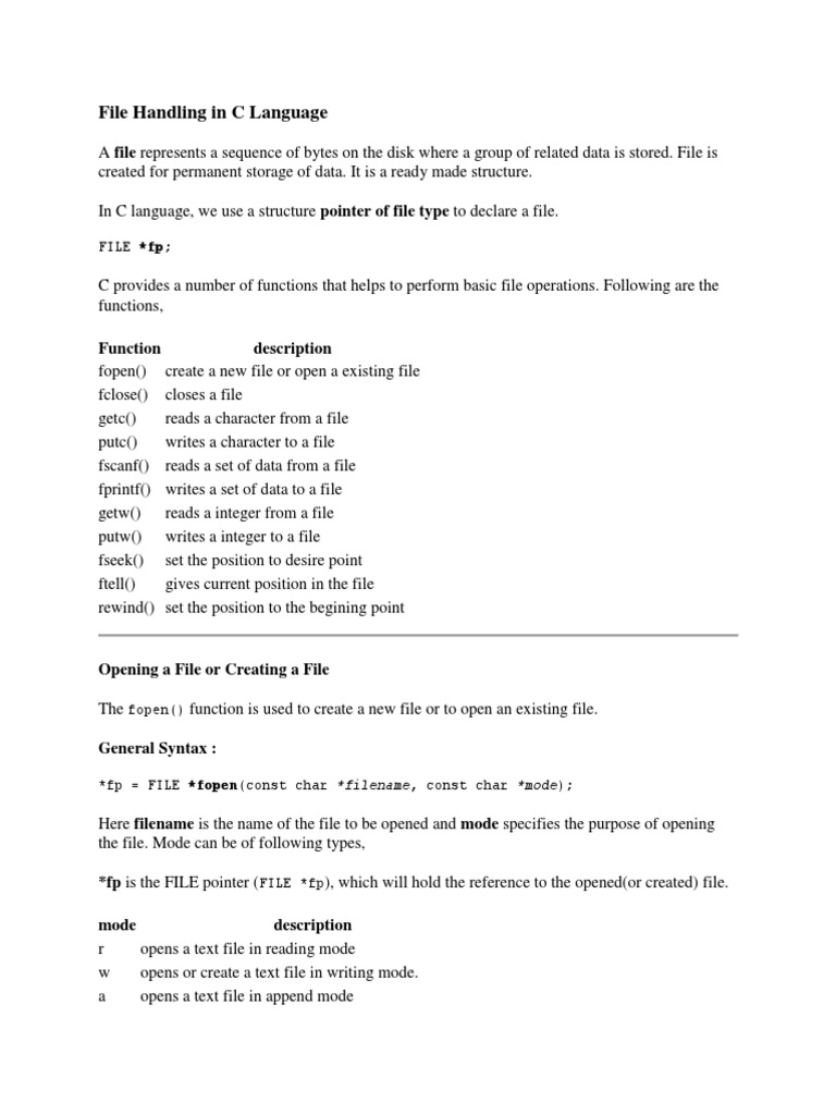 File Handling in C Language | PDF | Queue (Abstract Data Type) | Array Data Structure