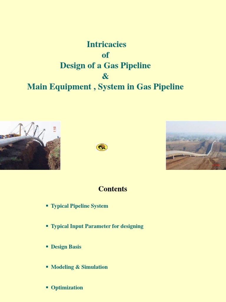 Gas Pipeline Design & Systems | PDF | Reynolds Number | Fluid Dynamics