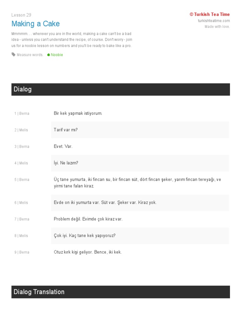 029 Making A Cake | PDF | English Language | Languages