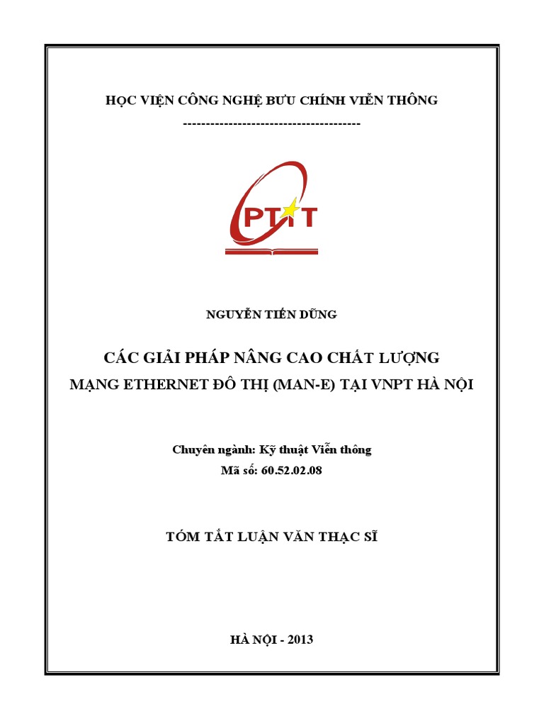 (123doc) - Cac-Giai-Phap-Nang-Cao-Chat-Luong-Mang-Ethernet-Do-Thi-Mane-Tai-Vnpt-Ha-Noi PDF | PDF
