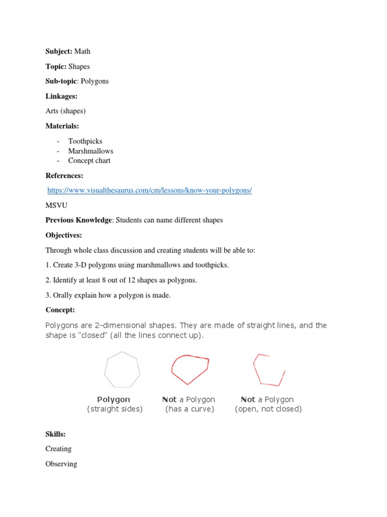 Subject: Math Topic: Shapes Sub-Topic: Polygons Linkages | Download ...