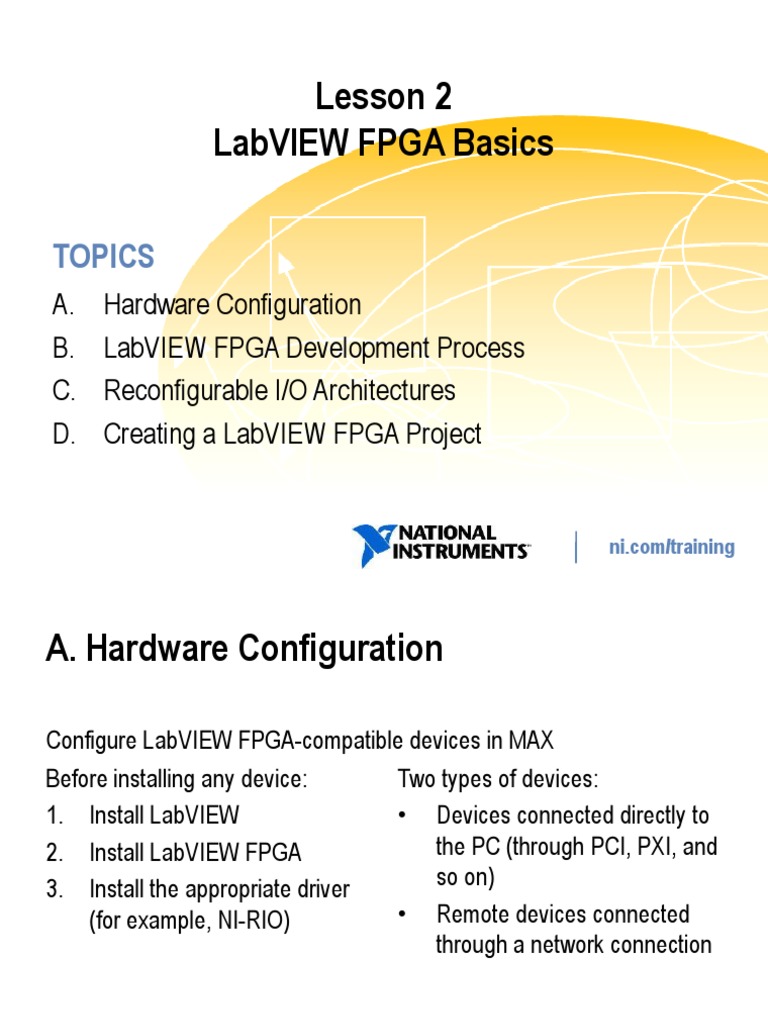 2 Labview Fpga Basics PDF | PDF | Field Programmable Gate Array | Device Driver