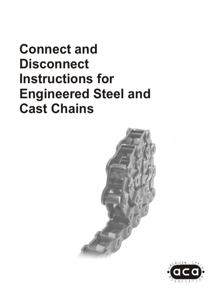 Chain Connection Guide | PDF | Rivet | Manufactured Goods
