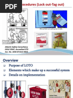 LOTO Training PPT Files | PDF | Mechanical Engineering | Physical Sciences