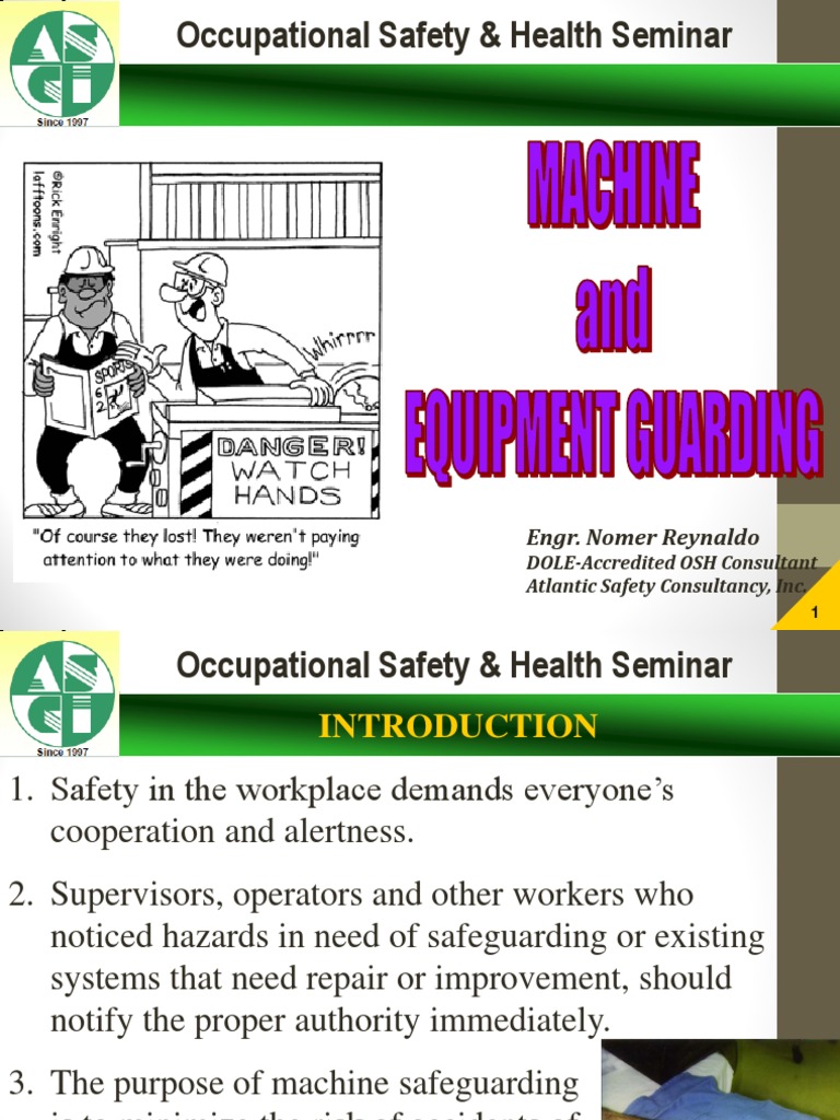 Machine Guarding | PDF | Occupational Safety And Health | Safety
