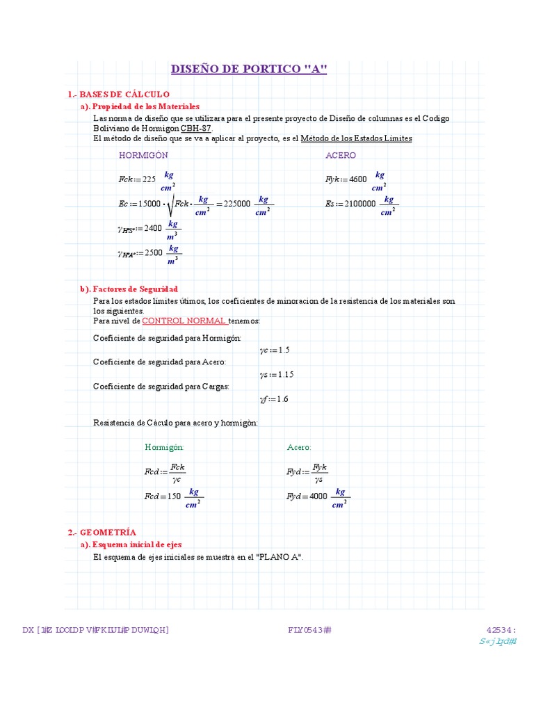 Diseño de Columnas-Coliseo PDF | PDF | Hormigón | Ingeniería mecánica