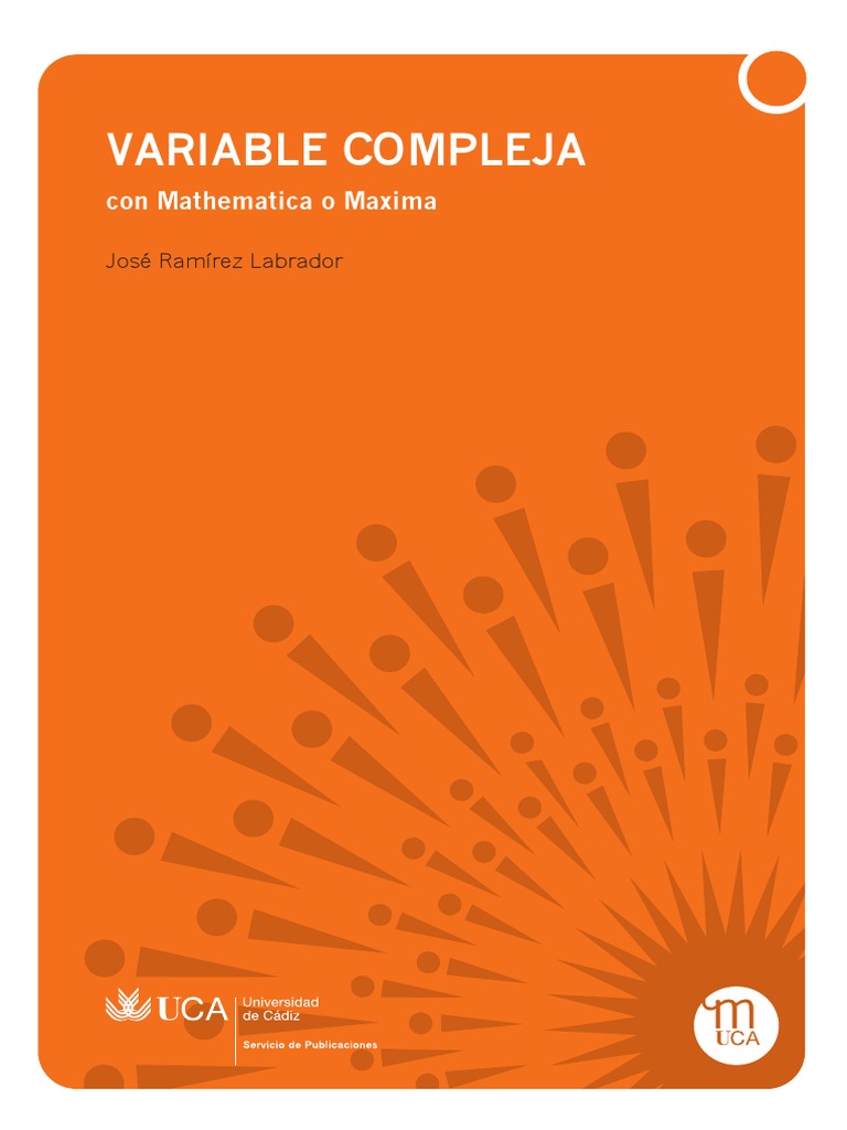 Variable Compleja Con Mathematica o Maxima - José Ramírez Labrador ...