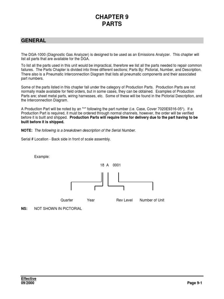Dga 1000 Parts | PDF | Valve | Pump