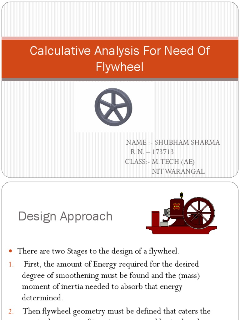 Analysis of Flywheel | PDF | Kinematics | Mass