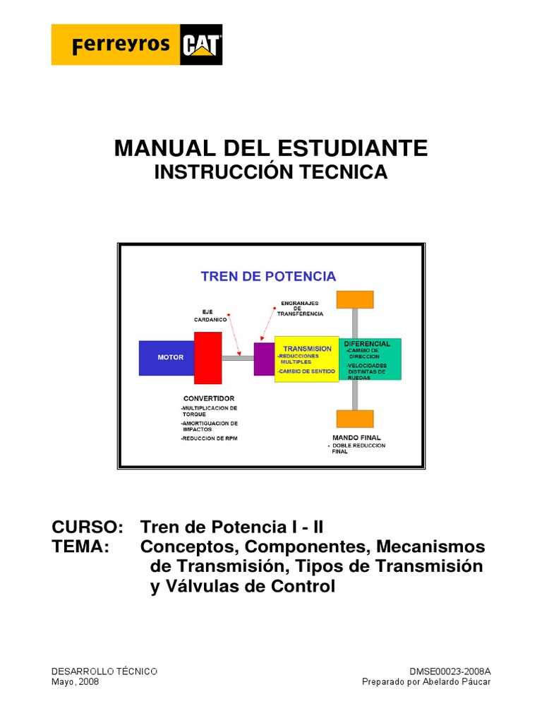 Tren de Potencia I-Ii - Manual Del Estudiante - Mayo2008 | PDF ...