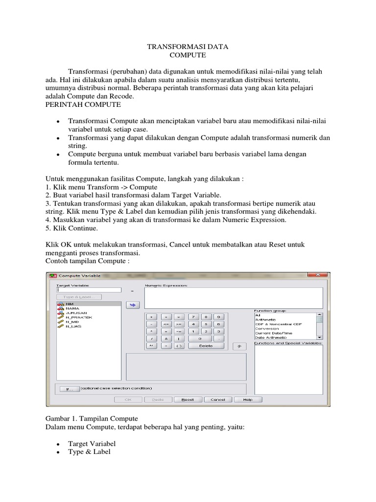 Transformasi Data | PDF