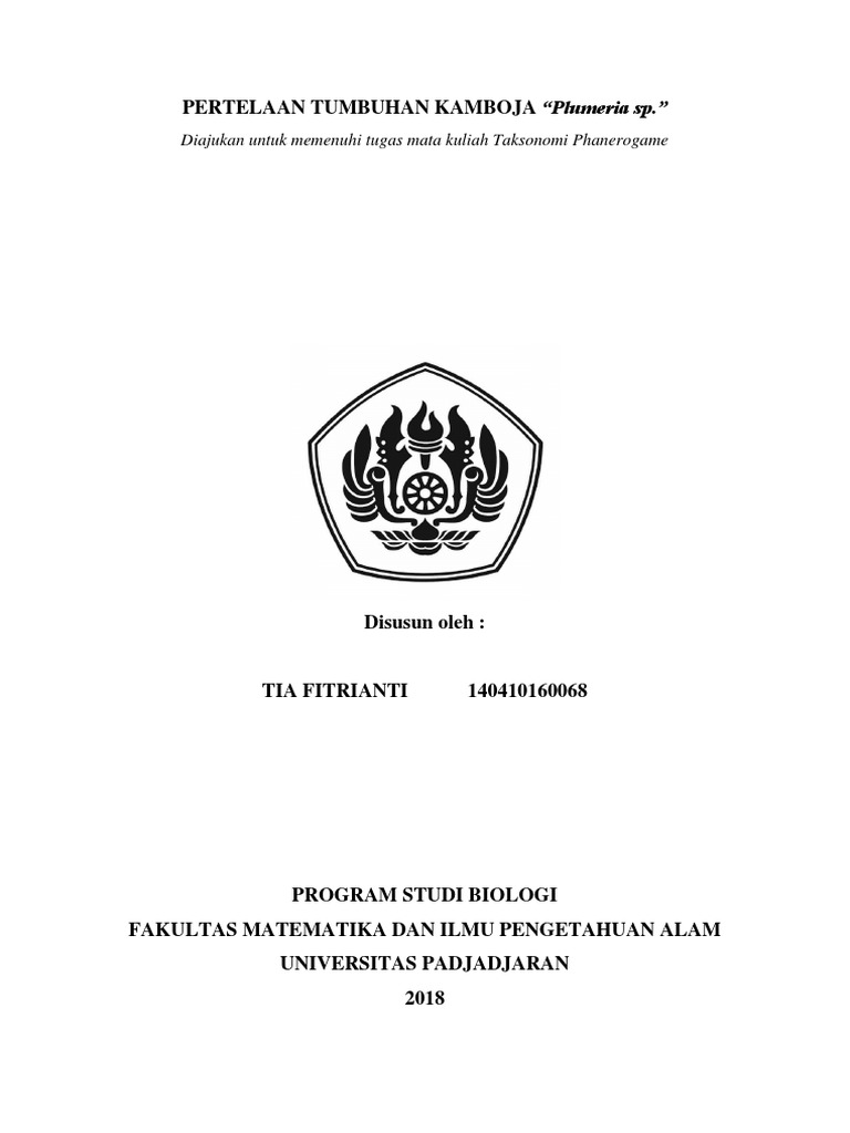 Pertelaan Tumbuhan Kamboja | PDF