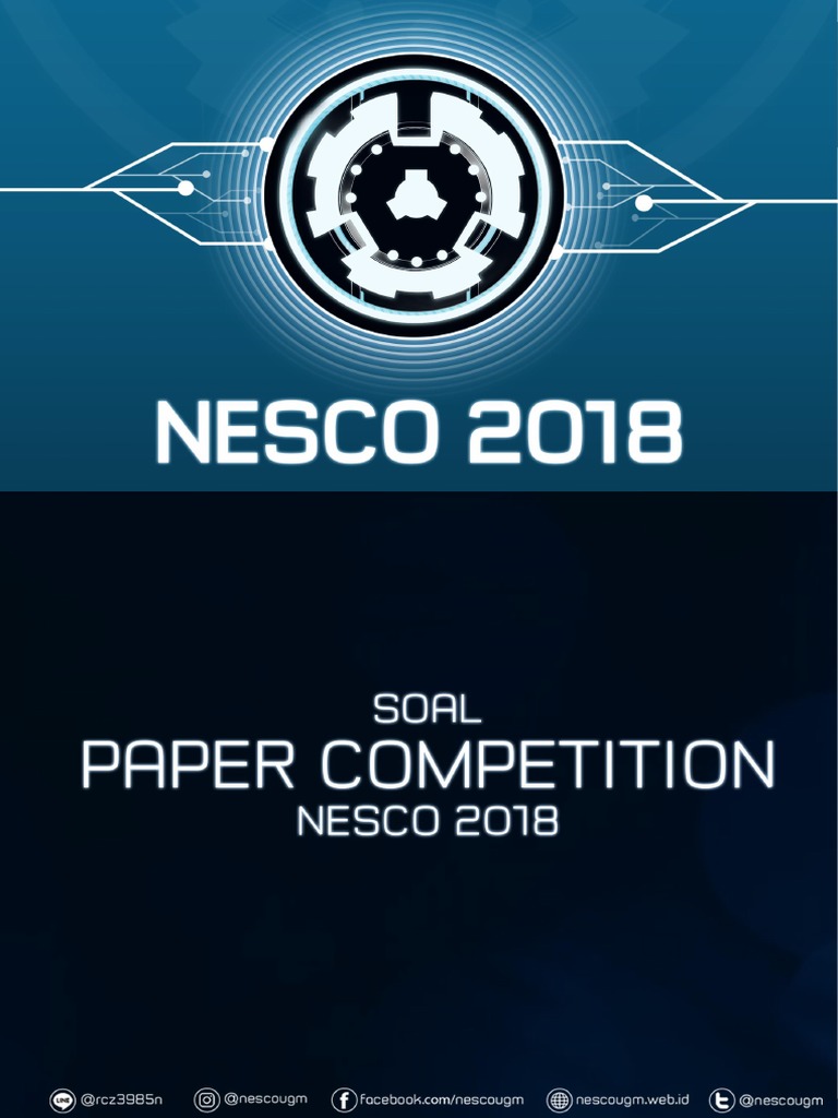 Soal Paper NESCO 2018 | PDF