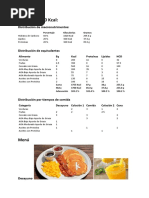 Dieta IMSS | PDF | Almuerzo | Cocina de las Americas