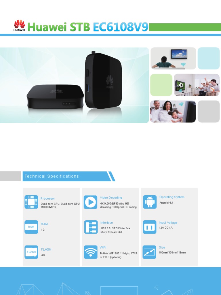 Huawei Stb Versi Baru Ec6108v9 Pdf Pdf Graphics Processing Unit