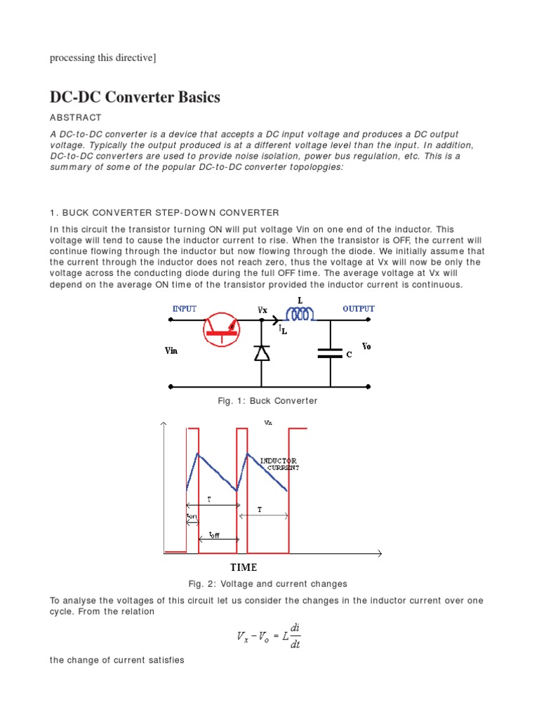 Buck Boost Basics | PDF | Physical Quantities | Electronic Engineering