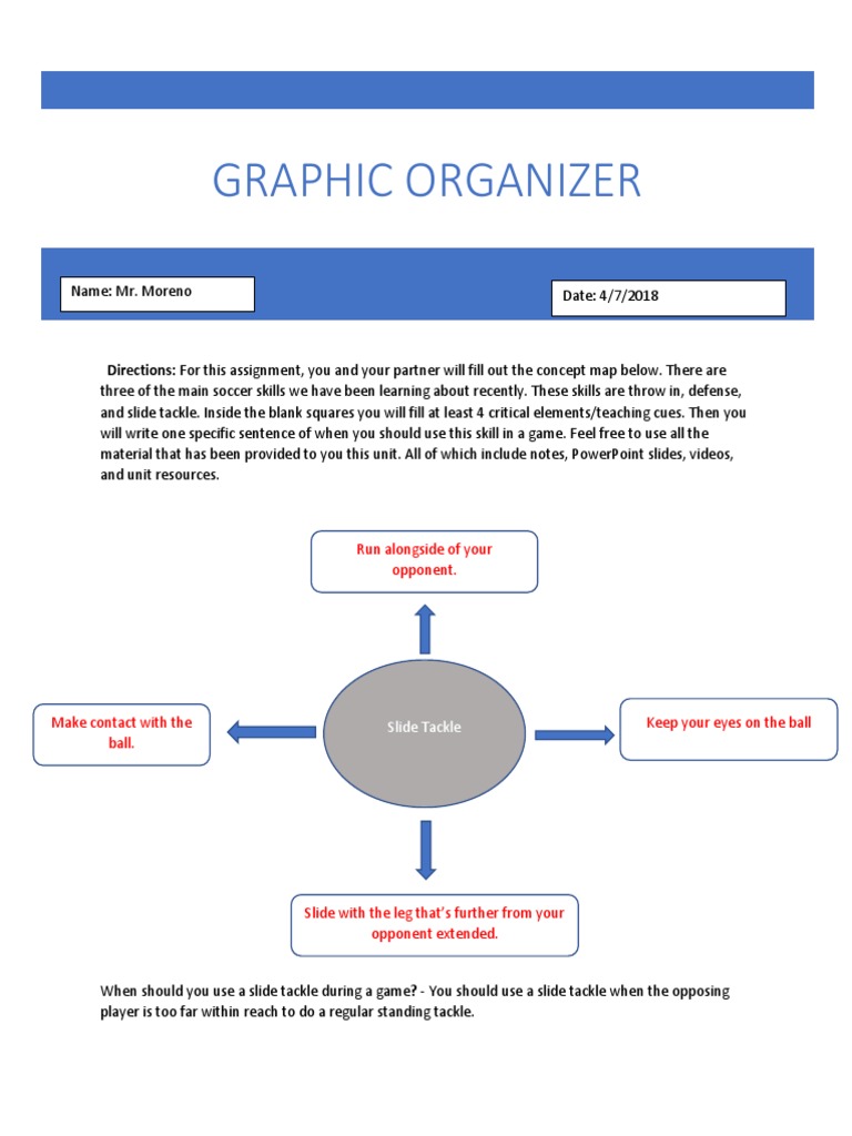 Graphic Organizer 2 | PDF | Teams | Ball Games