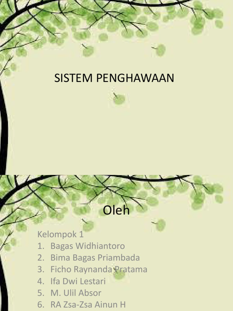 Sistem Penghawaan | PDF