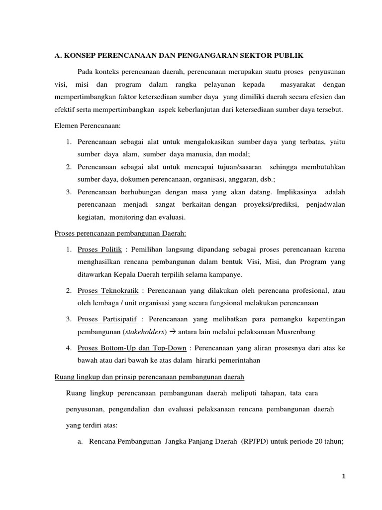 ASP Sistem Perencanaan Dan Penganggaran Pemerintah Daerah | PDF