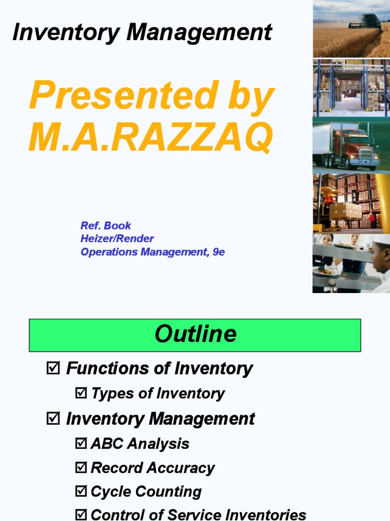 Inventory Control | PDF | Inventory | Demand