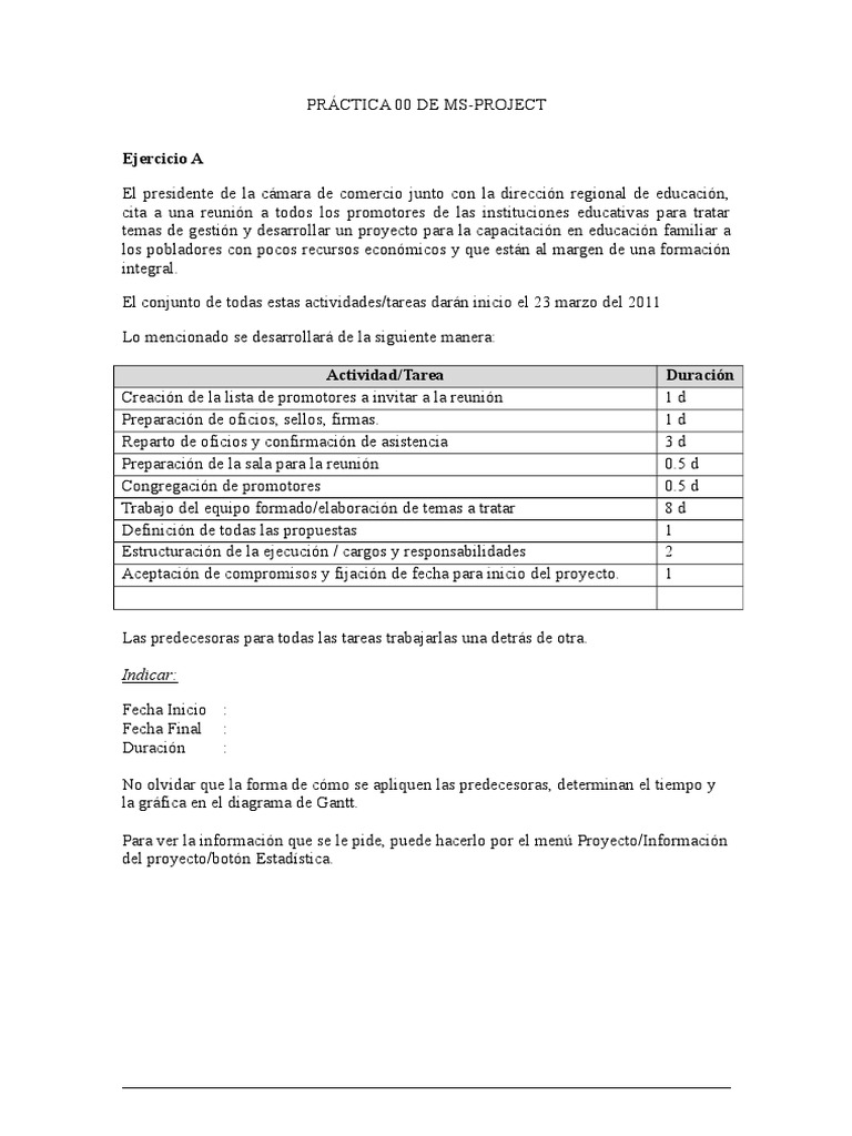 Practica de MS Project | PDF | Business | Science