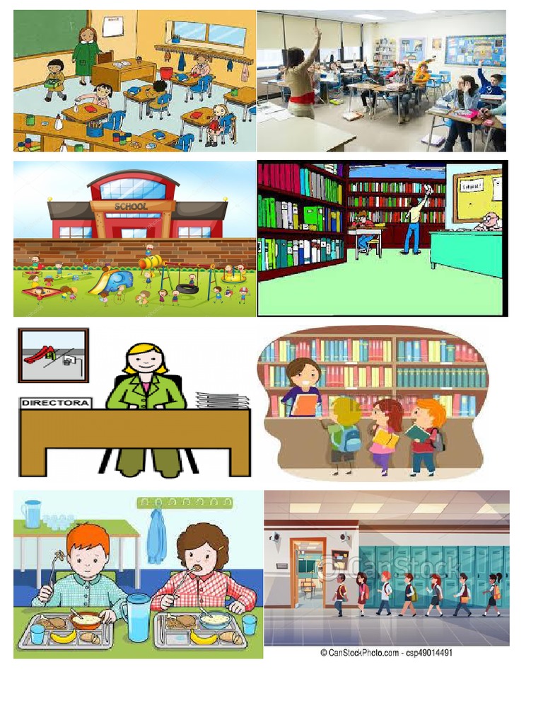 Ingles Partes de La Escuela | PDF