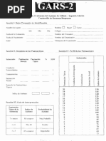 GARS 3 Spanish | PDF | Espectro autista | Sicología