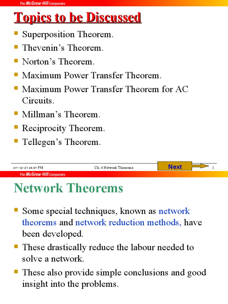 UNIT-3 Network Theorems | PDF | Electrical Network | Electromagnetism