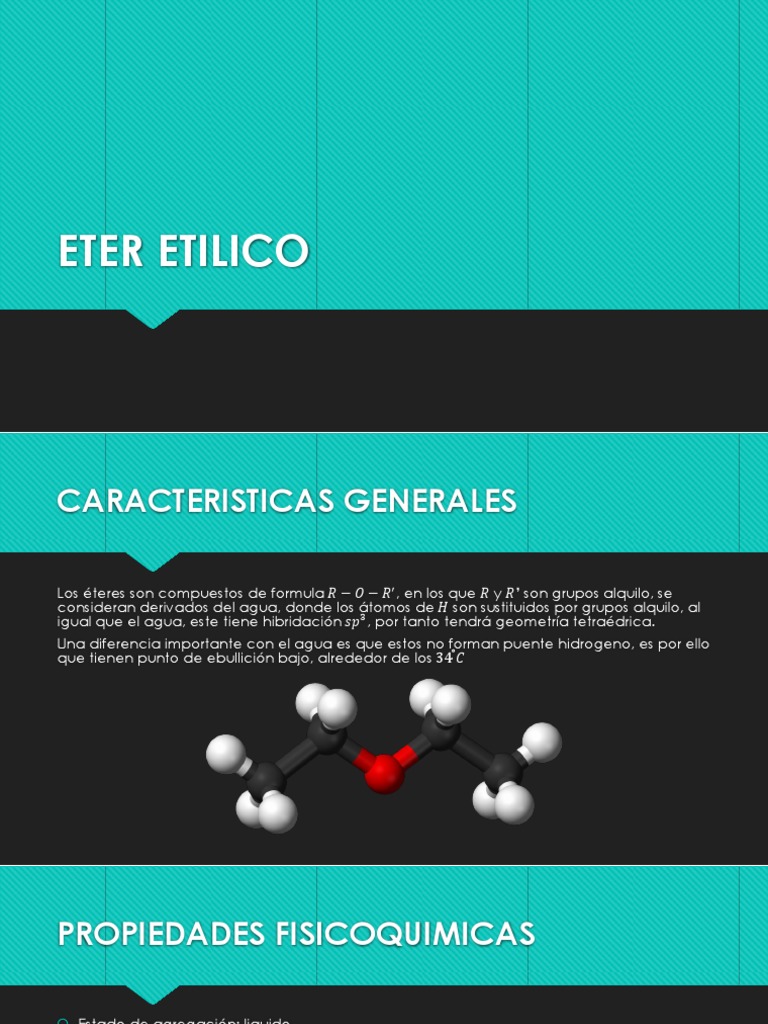Eter Etilico | PDF