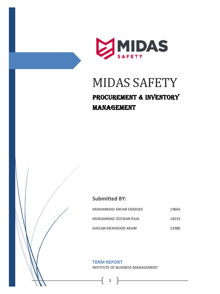 Midas Safety Term Report - Procurement & Inventory Management ...