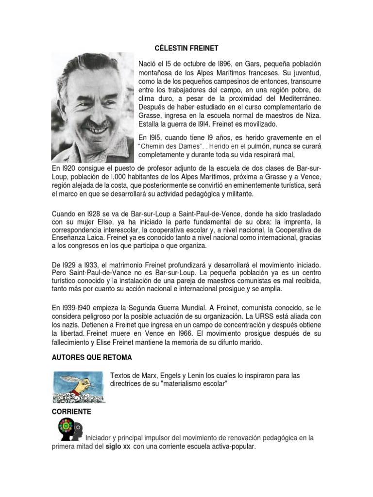 Célestin Freinet | PDF | Science | Ciencia filosófica