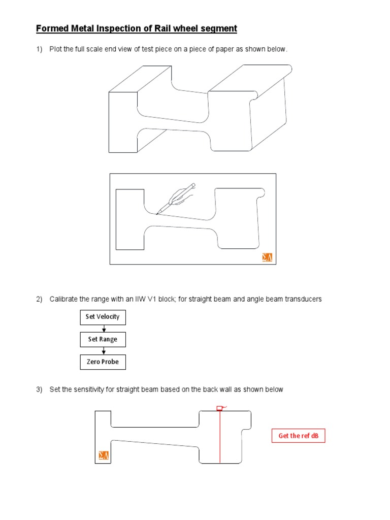 Rail Wheel Segment Metal Inspection Guide | PDF | Amplitude | Decibel