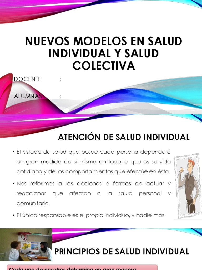 Modelos en Salud individual y colectiva | Bienestar | Tratamiento de salud