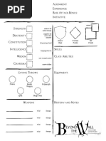 Basic Character Sheet Fillable-BECMI | PDF | Fantasy Games | Role Playing