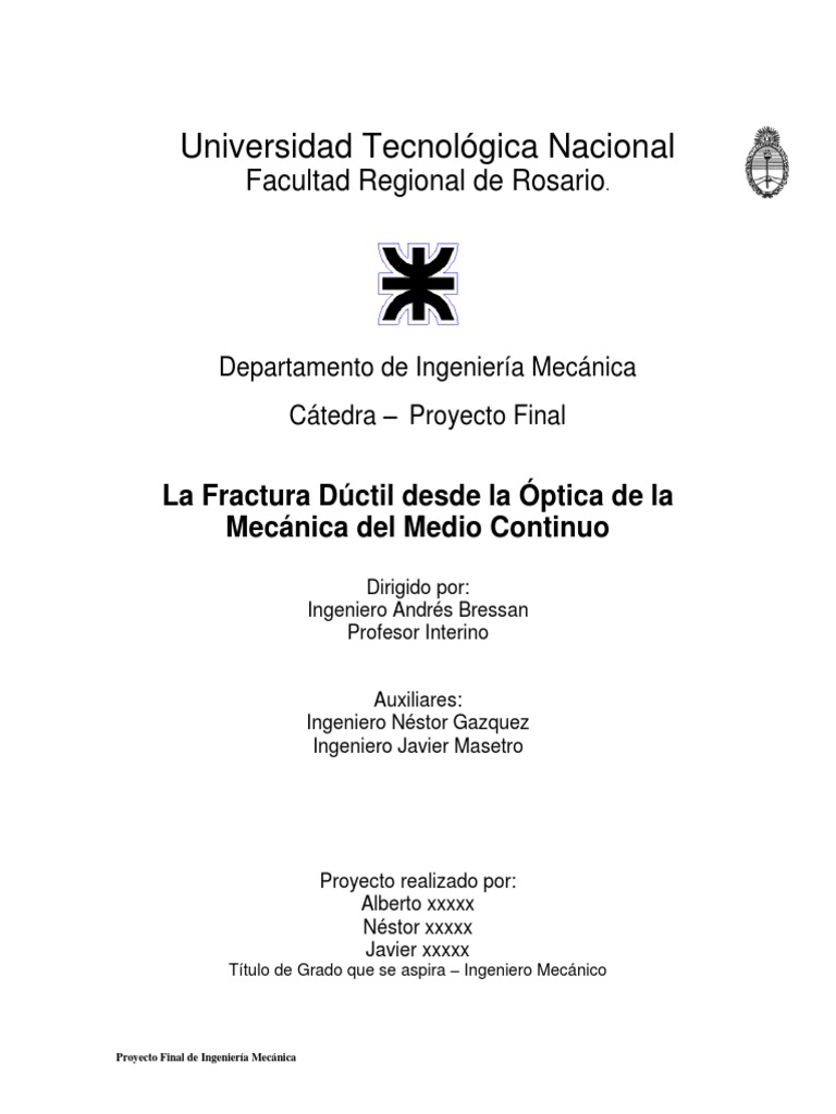 Portada 2017 - Proyecto Final | PDF