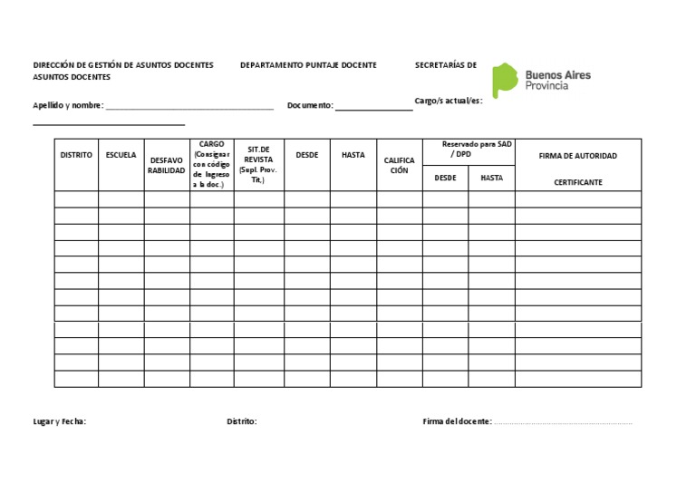 Formulario 354 Antiguedad 2016 | PDF