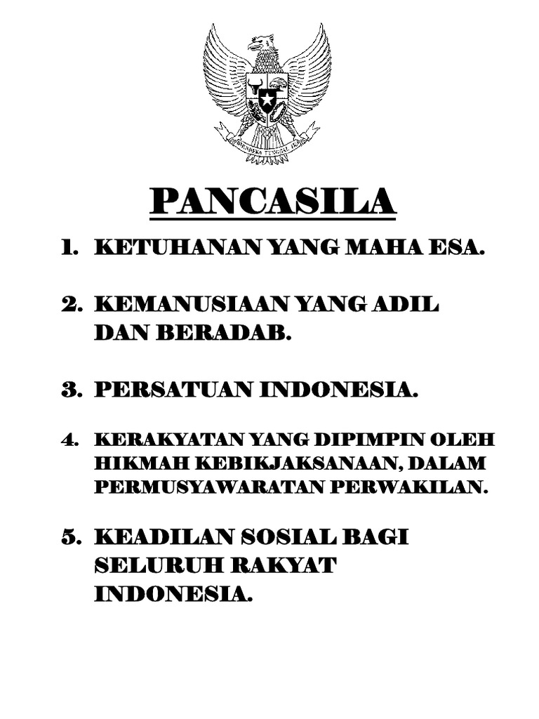 TEKS PANCASILA