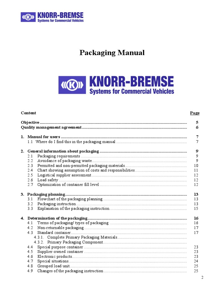 Comprehensive Packaging Manual: Guidance on All Aspects of Packaging ...