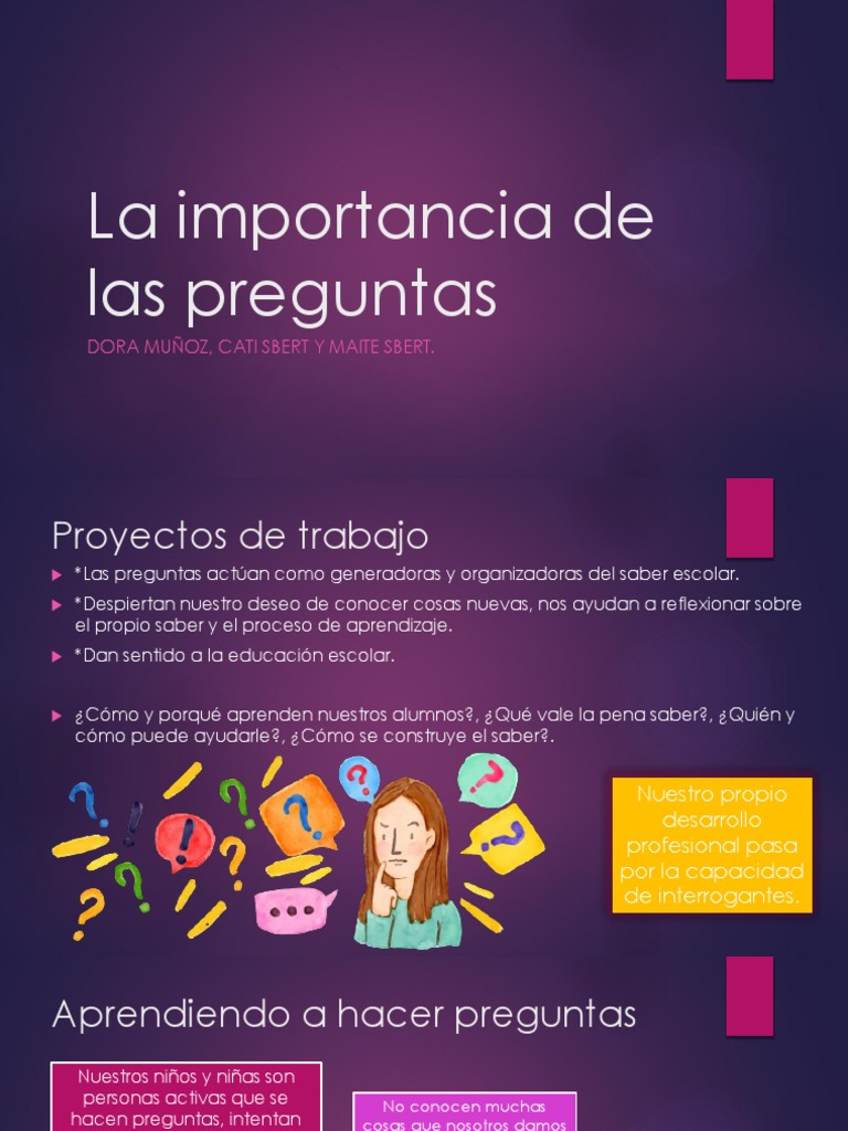 La Importancia de Las Preguntas | PDF | Aparición | Aprendizaje