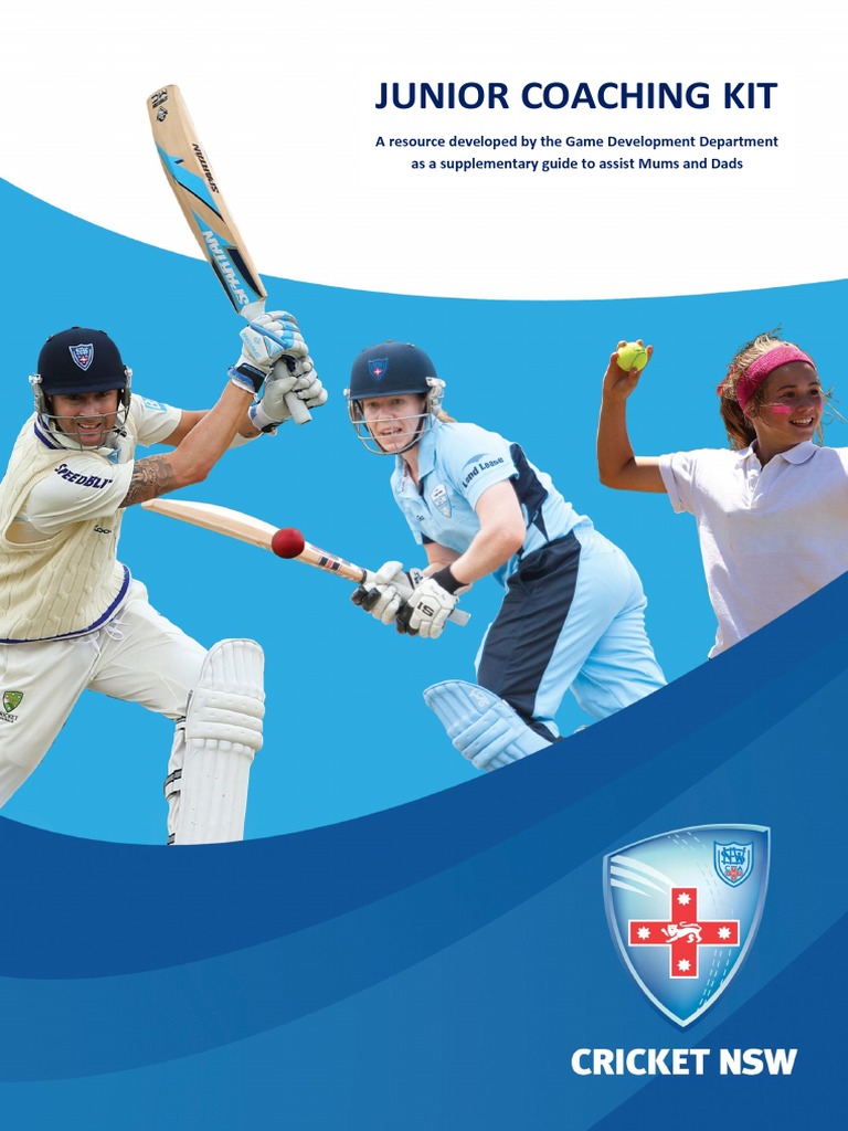 Junior Cricket Coaching Resource Guide | PDF | Bowling (Cricket ...