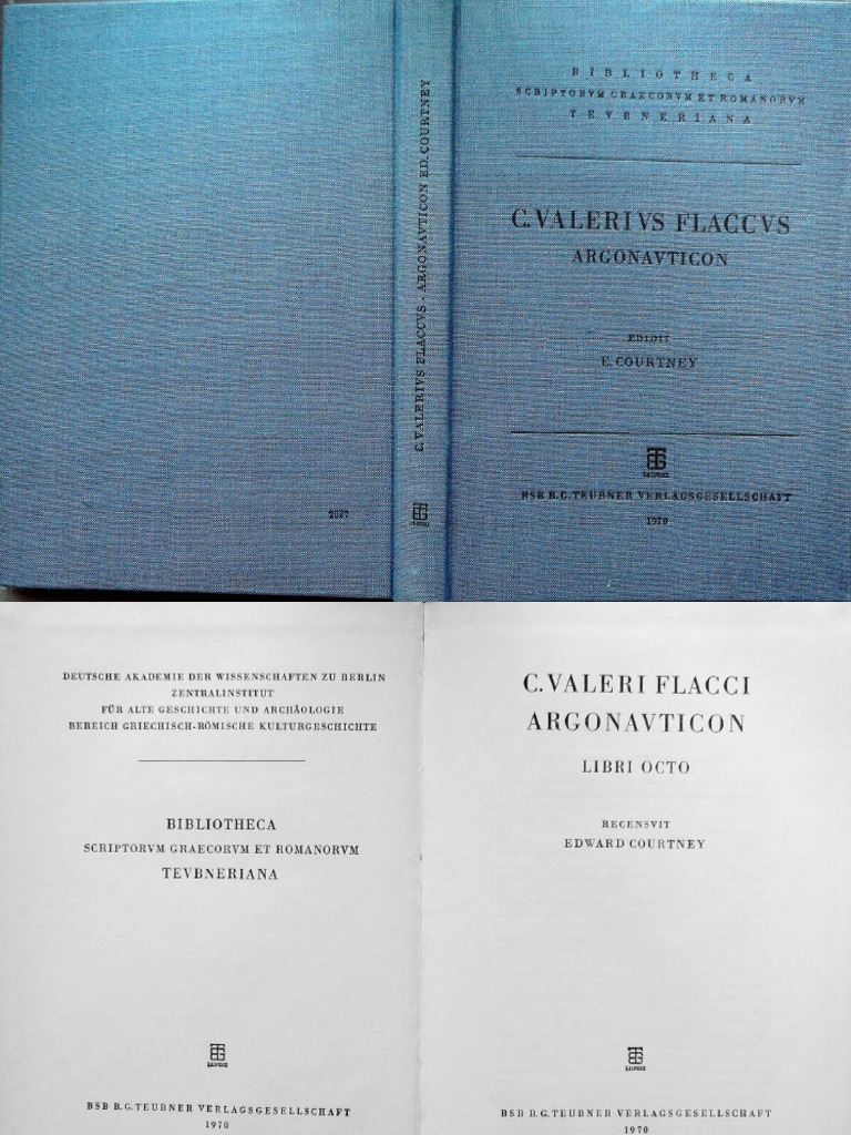 Valerius Flaccus Argonauticon | PDF