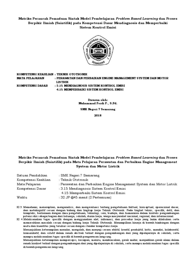 Matriks Perancah - Muhammad Ferdi F | PDF