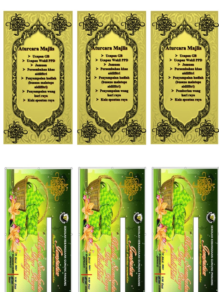 Kad Jemputan Hari Raya | PDF