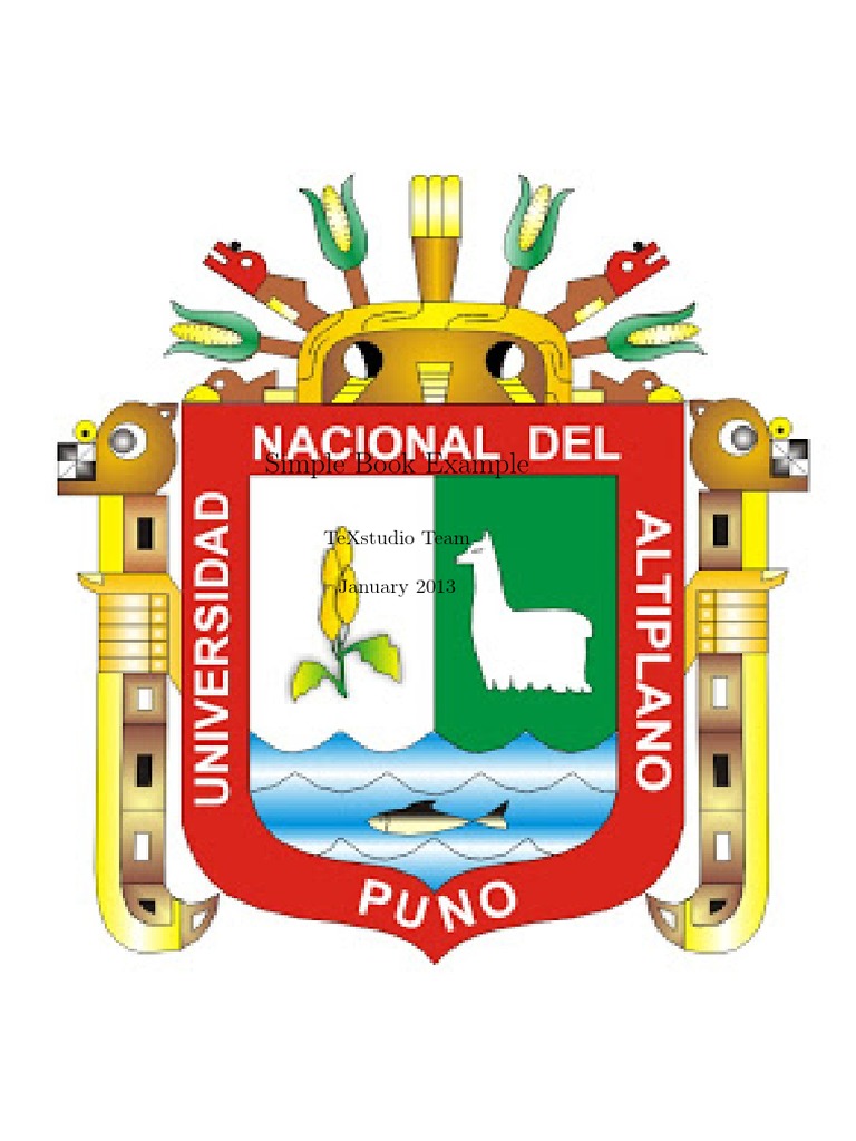 Simple Book Example: Texstudio Team January 2013 | PDF