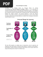 Universal Design for Learning Guidelines | PDF