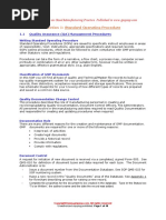 Standard Operating Procedures in Pharmaceutical Industry | Warehouse ...