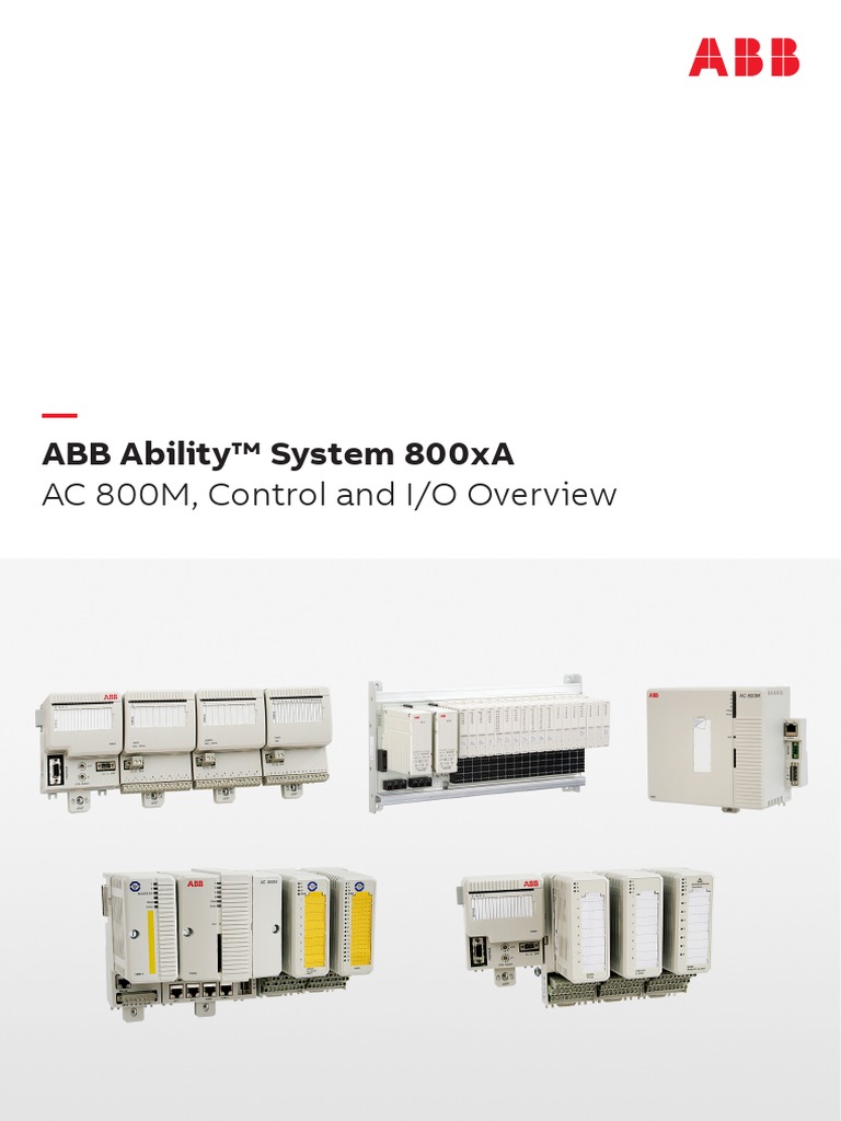 Ok J ABB Ability TM System 800xa AC 800M Control and IO Overview | PDF | Automation | Input/Output